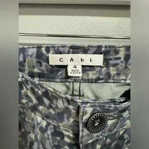 CAbi | Pants & Jumpsuits | Cabi Modern Camo Stretch Skinny Pant | Poshmark